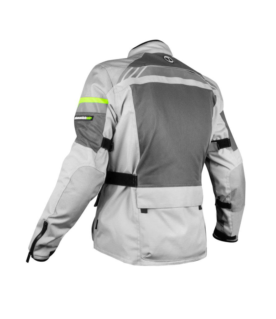Rynox Stealth Air Pro Jacket (Light Grey) - Moto Wilder