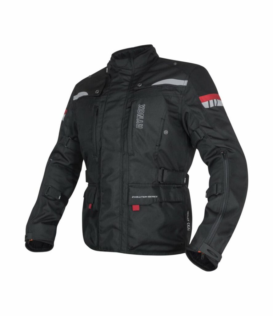 Rynox Stealth Evo 3 Jacket (Black) – with Free Rain Jacket - Moto Wilder